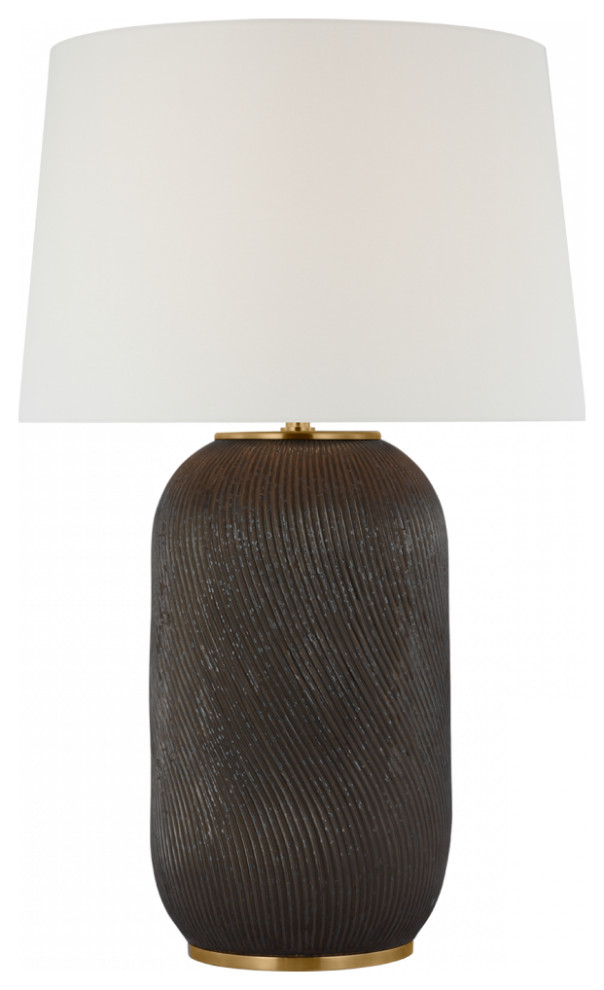 Mirelle Crystal Bronze Extra Large Table Lamp - Traditional - Table ...