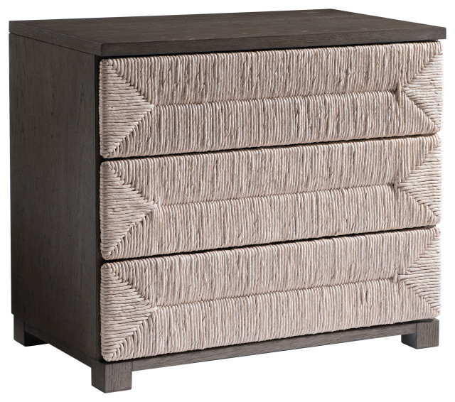 Bernhardt Palma Nightstand, 34 W" x 19 D" x 29.25 H" - Tropical ...