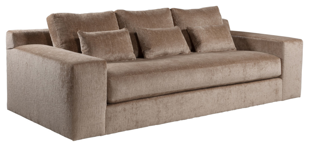 Rita Bench Seat Sofa Brown - Transitional - Sofas - by Lexington Home ...