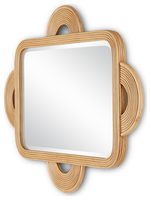 Santos Sea Sand Rectangular Mirror - Tropical - Wall Mirrors - by ...