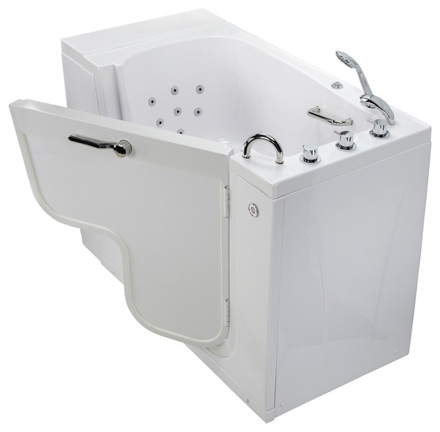 Transfer 32 Acrylic Hydro Massage Walk-In Bathtub Right Outward Swing ...
