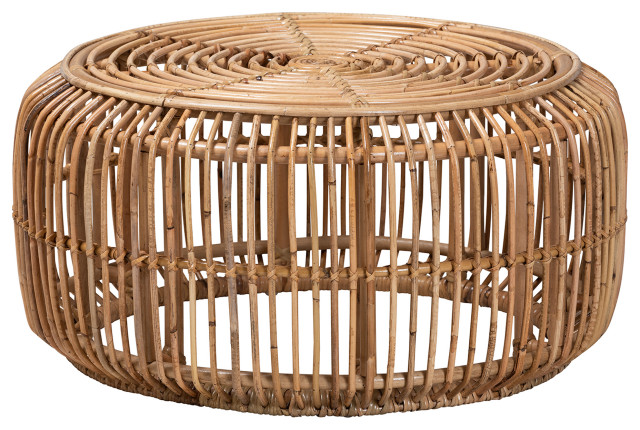 Kiki Natural Brown Rattan Collection - Tropical - Coffee Tables - by ...