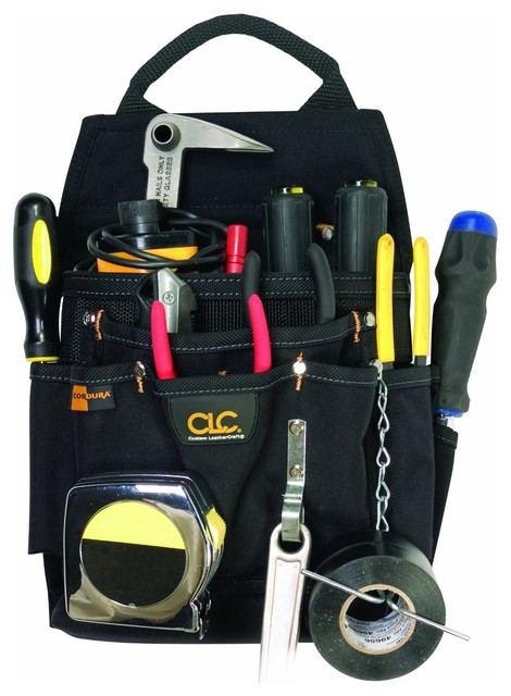 CLC Work Gear 5505 Professional Electrician's Tool Pouch, 12 Pocket ...