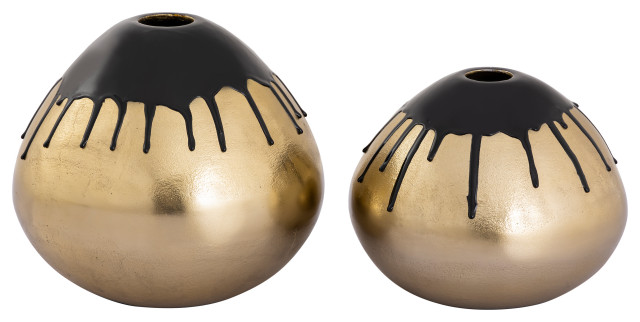 Abbott Vases Set of 2 - Contemporary - Vases - by ELK Group ...