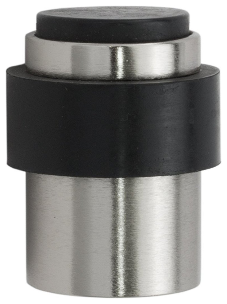 Duo- Modern Interior Door Stopper in Brushed Stainless Steel by Nova ...