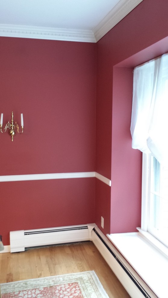 Window Frame Below Chair Rail How To Add Chair Rail + Picture Frame