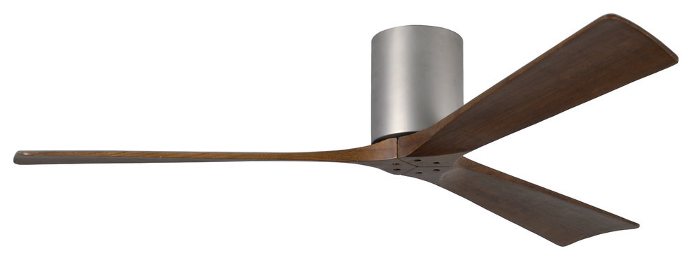 Irene 3 Blade Paddle Ceiling Fan With Walnut Tone Blades - Transitional ...