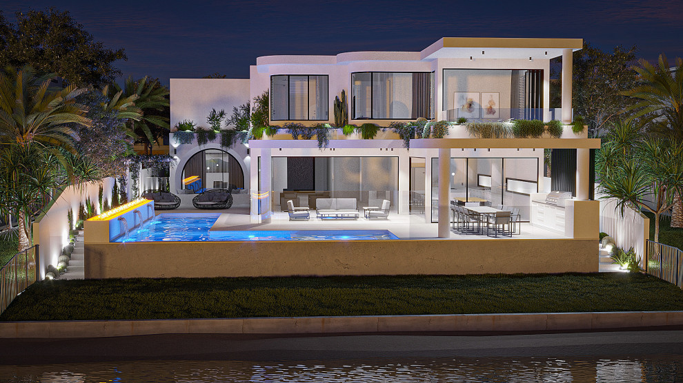 High-End Modern House Design by Tasic Designs - Exterior - Gold Coast ...
