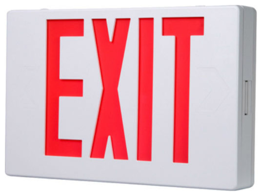 Sure-Lites APX6R All Pro LED Exit Sign, AC Powered - Contemporary ...