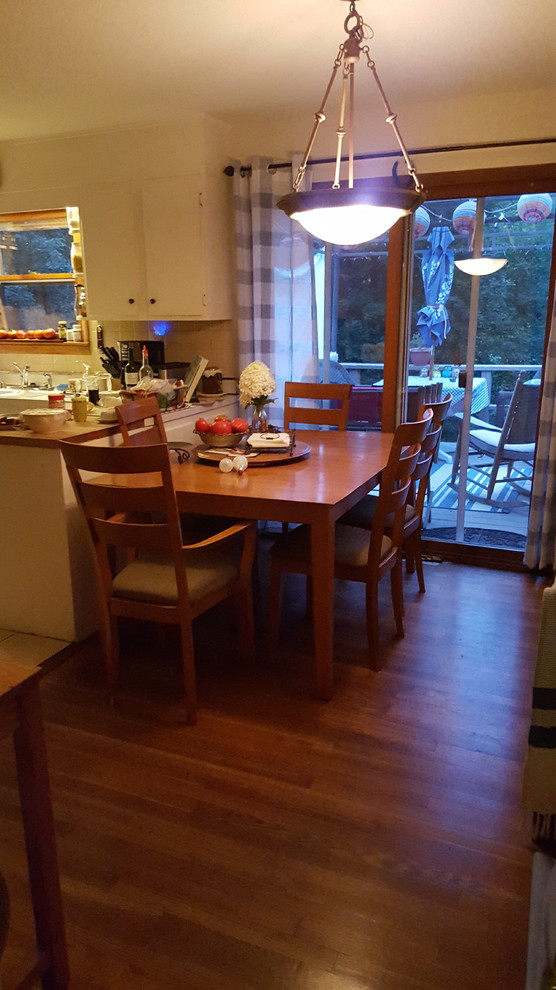 Cramped kitchen, table too awkward