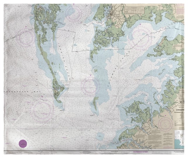 Betsy Drake Chesapeake Bay - Pocomoke and Tangier Sounds, VA Nautical ...