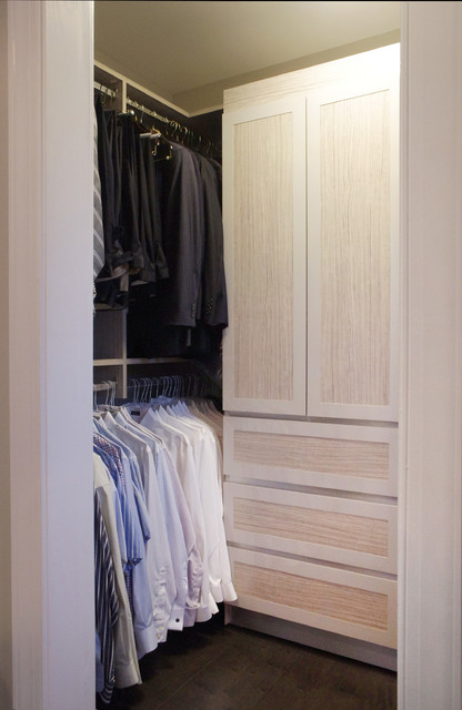 Repurposed Armoire for Walk In Closet - Contemporary - Closet - New ...