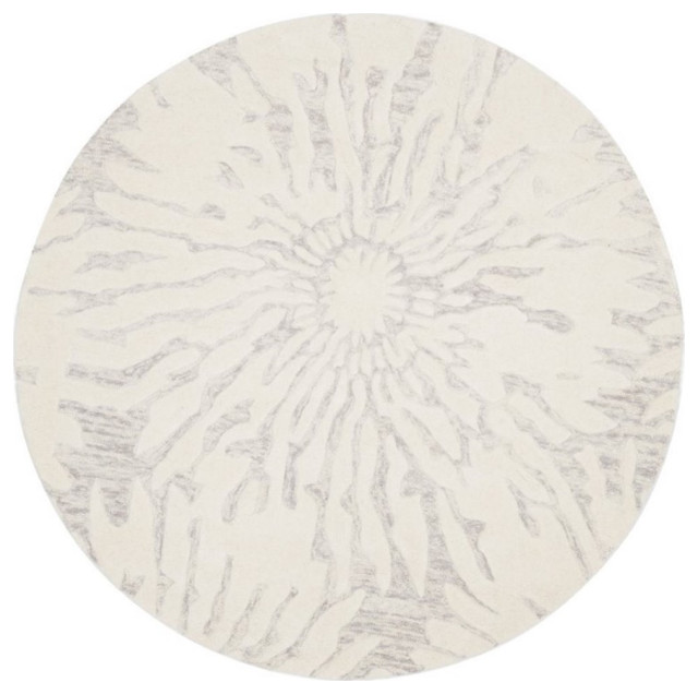 Safavieh Bella 5' Round Hand Tufted Wool Rug, 5' x 5' Round ...