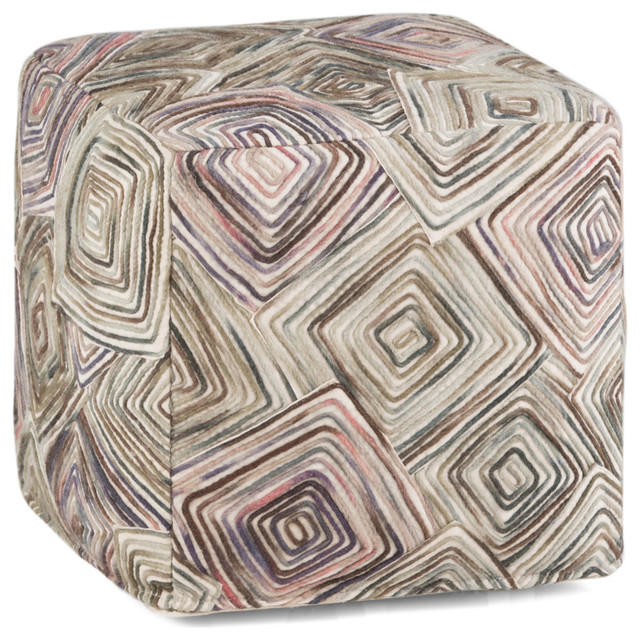 Jodi Cube Pouf - Contemporary - Floor Pillows And Poufs - by Homesquare ...