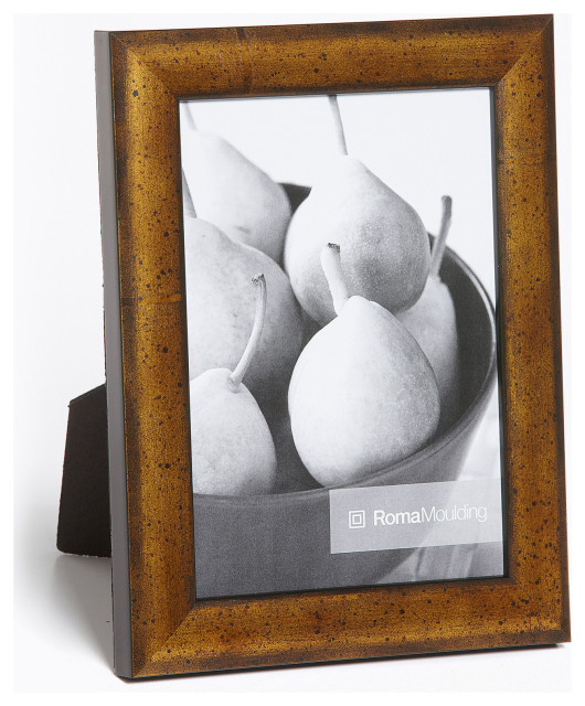 Weathered Bronze Narrow Width Table Top Frame, 5" x 5" - Transitional ...