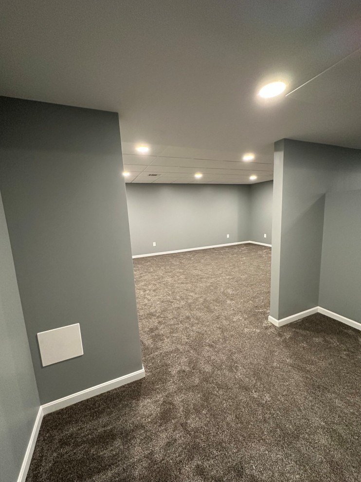Unique Work Basement Space - Traditional - Basement - Cleveland - by ...
