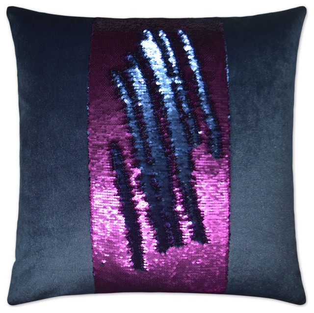 Hylee II Pillow - Magenta, 24" x 24" - Contemporary - Decorative ...