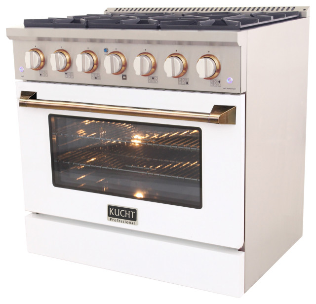 Professional 36" 5.2 cu. ft. Range Custom - Contemporary - Gas Ranges ...