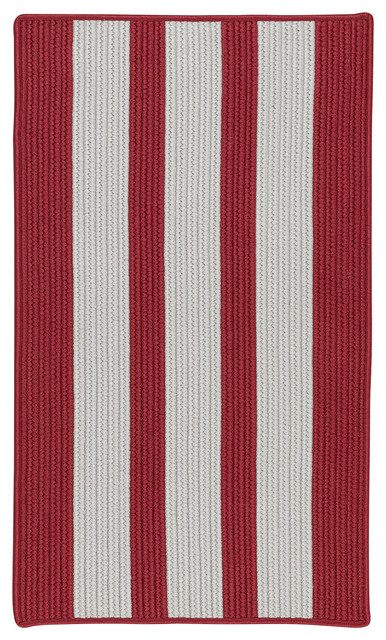 Colonial Mills Everglades Vertical Stripe Ev47 Mocha Area Rugs, 9x12 ...