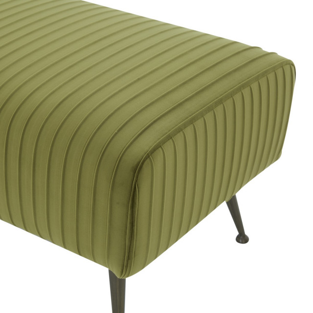 Safavieh Couture Salome Velvet Bench, #N/A - Midcentury - Upholstered ...