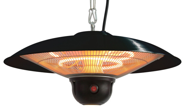 Infrared Electric Outdoor Heater, Hanging With Led and Remote - Patio ...