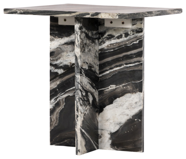 Verona Marble Coffee Table - Contemporary - Side Tables And End Tables ...
