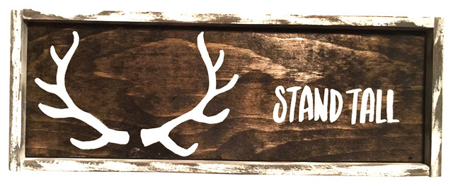 Stand Tall Handcrafted Wooden Sign - Farmhouse - Novelty Signs - by ...