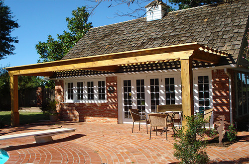 Front Porch with Arbor/Trellis