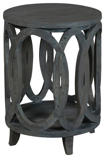 Interlocking Circles Accent Table - Farmhouse - Side Tables And End ...