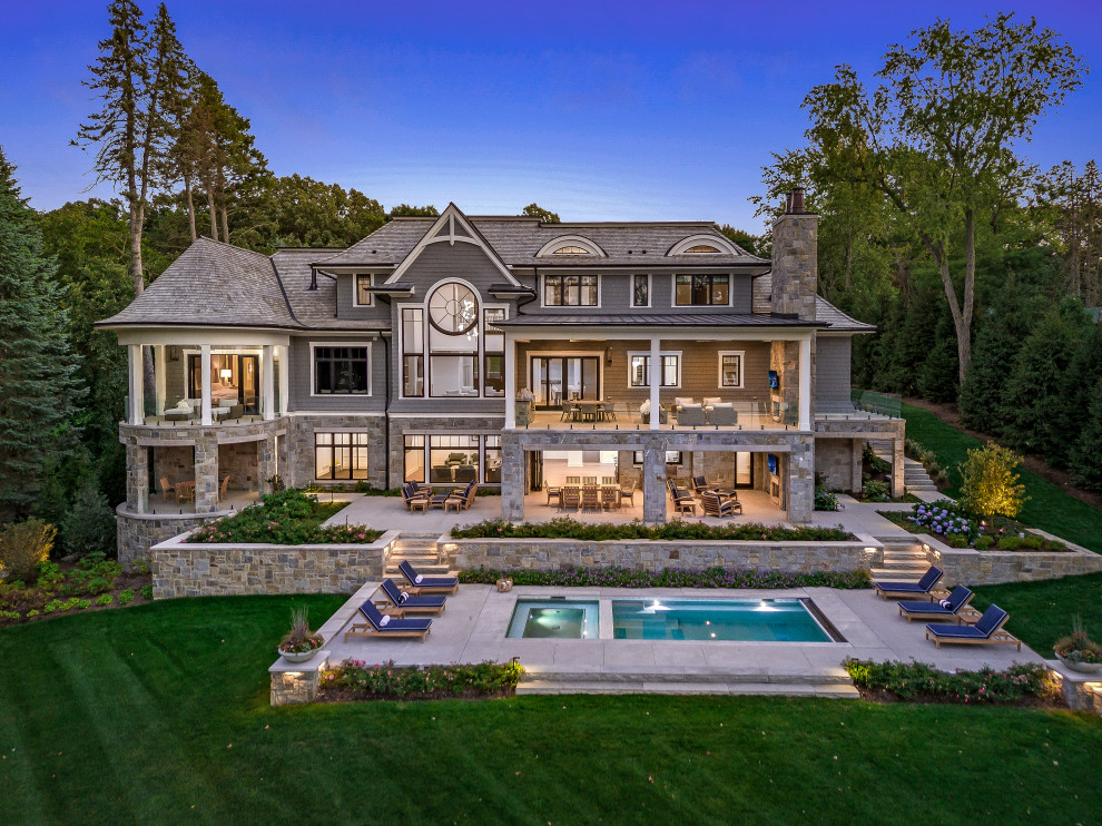 Lake Angelus Estate: Outdoor Living - Modern - Exterior - Detroit - by ...