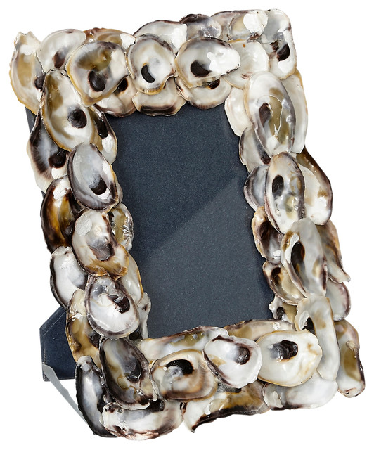 Oyster Shell Photo Frame, 4"x6" - Beach Style - Picture Frames - by The ...