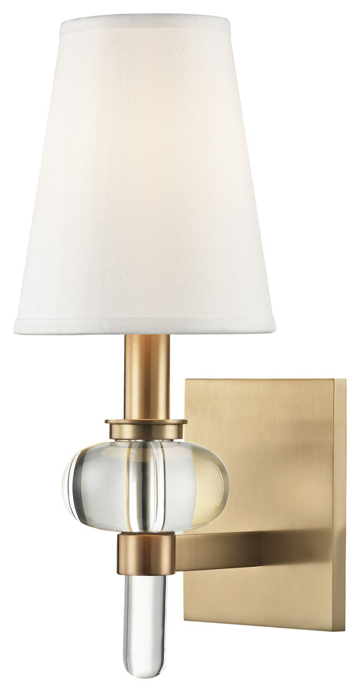 Luna 1-Light Wall Sconce - Transitional - Wall Sconces - by HedgeApple ...