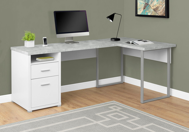 Left or Right Facing Computer Desk - Contemporary - Desks And Hutches ...