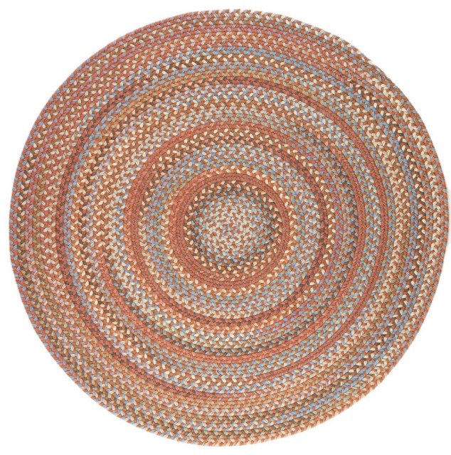Cherry Hill Premium Braided Wool Rug, 6' Round - Contemporary - Area ...