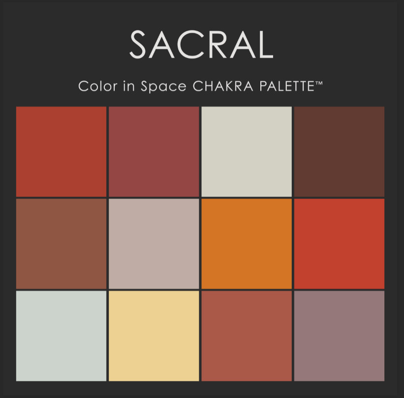 Color in Space Sacral Chakra Paint Color Palette™ - Craftsman - Paint ...