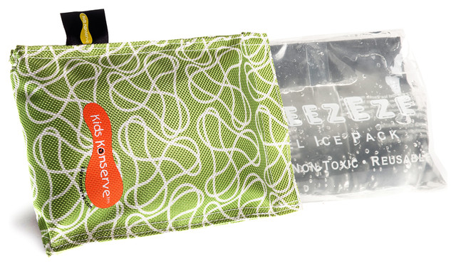 U Konserve Gel Ice Pak with Green Sweat-Free Fabric Cover ...