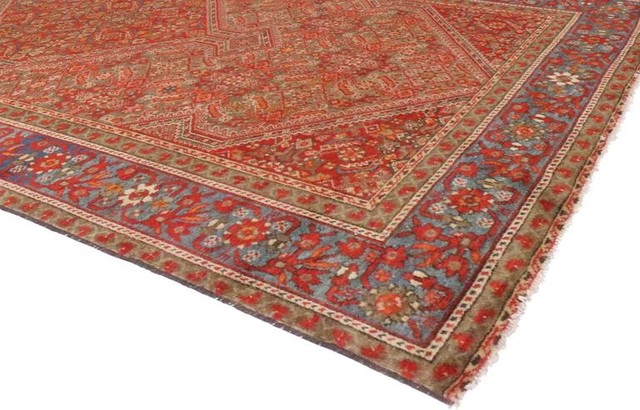 Antique Persian Malayer Rug, 04'00 X 06'08 - Mediterranean - Area Rugs ...