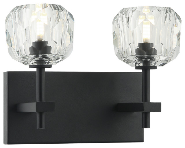 Matteo Lighting W61402MB Wall Sconce Light, Matte Black Finish ...