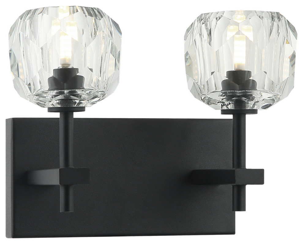 Matteo Lighting W61402MB Wall Sconce Light, Matte Black Finish ...