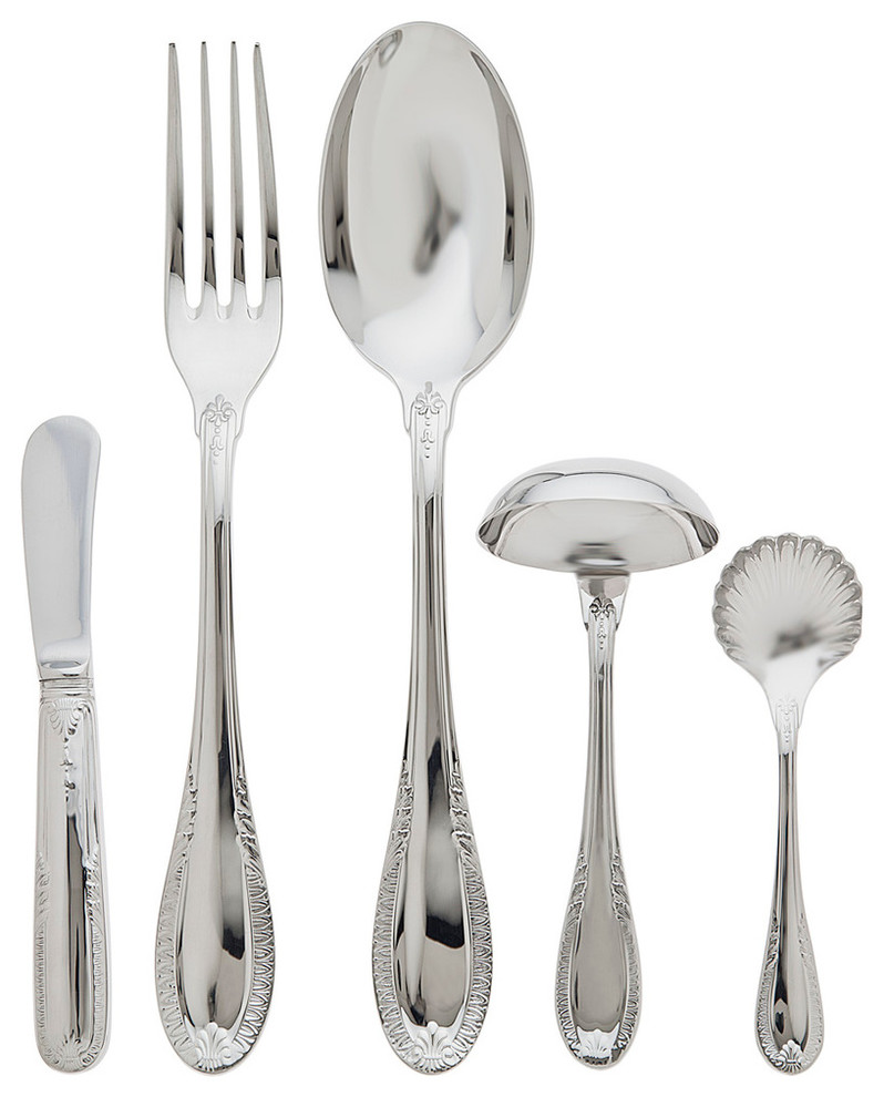 Ricci Argentieri 5-Piece Hostess Impero - Traditional - Flatware And ...