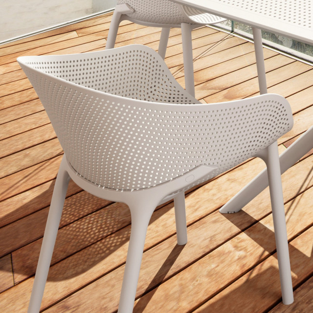 Compamia Sky Outdoor Dining Chair, Set of 2 - Midcentury - Outdoor ...