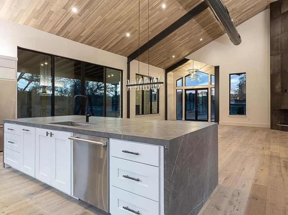 Contemporary Barndominium - Contemporary - Kitchen - Austin - by ...