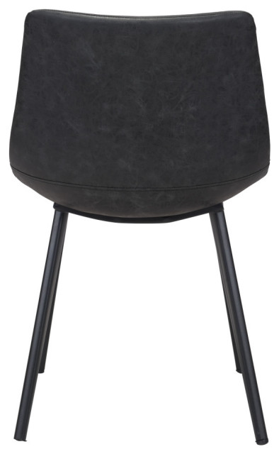 Daniel Dining Chair (Set of 2) Vintage Black - Midcentury - Dining ...