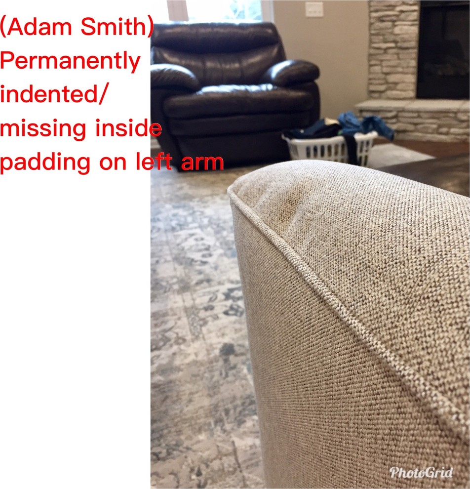 Do these look like manufacturing defects in sofa?