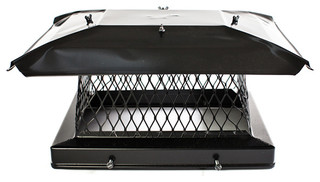 Black Chimney Cap - Transitional - Chimineas - by Chimcare Chimney Caps ...
