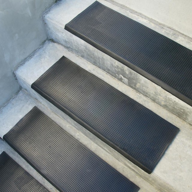 Rubber-Cal Safety First Step Mat, 6-pack - Contemporary - Stair Tread ...