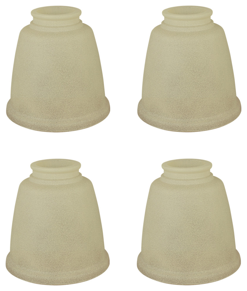 23104-4 Replacement Bell Shaped Antique Glass Shade, 4 Pack ...
