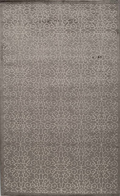 Riviera Rug, Gray, 2'7"x4'11", 8'x10' - Contemporary - Area Rugs - by ...
