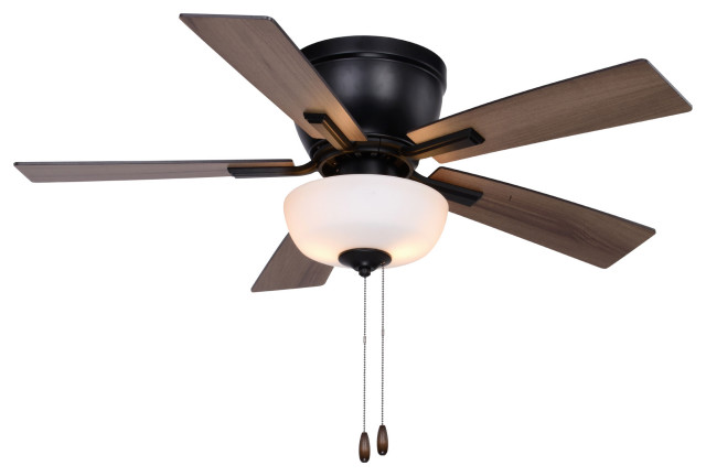 Bellevue VXCFA25992 42" 5 Blade LED Indoor Ceiling Fan - Traditional ...