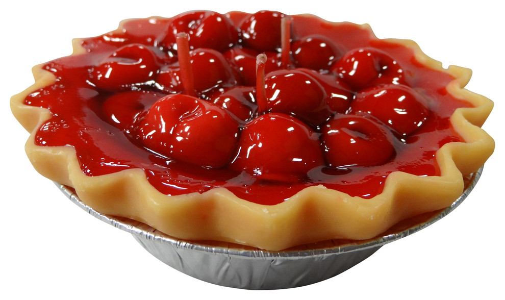 Specialty Cherry Pie Candle 5" - Contemporary - Candles - by The Beaver ...